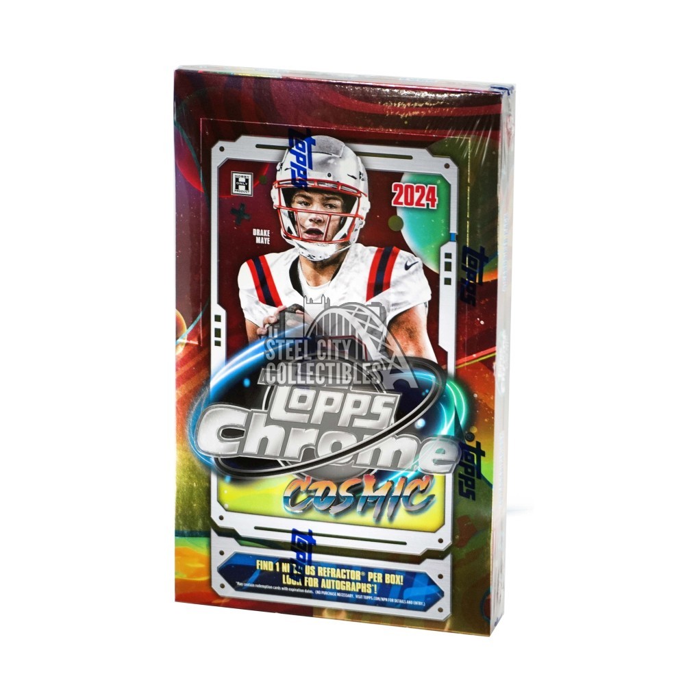2024 Topps Cosmic Chrome Football Hobby Box | Steel City Collectibles