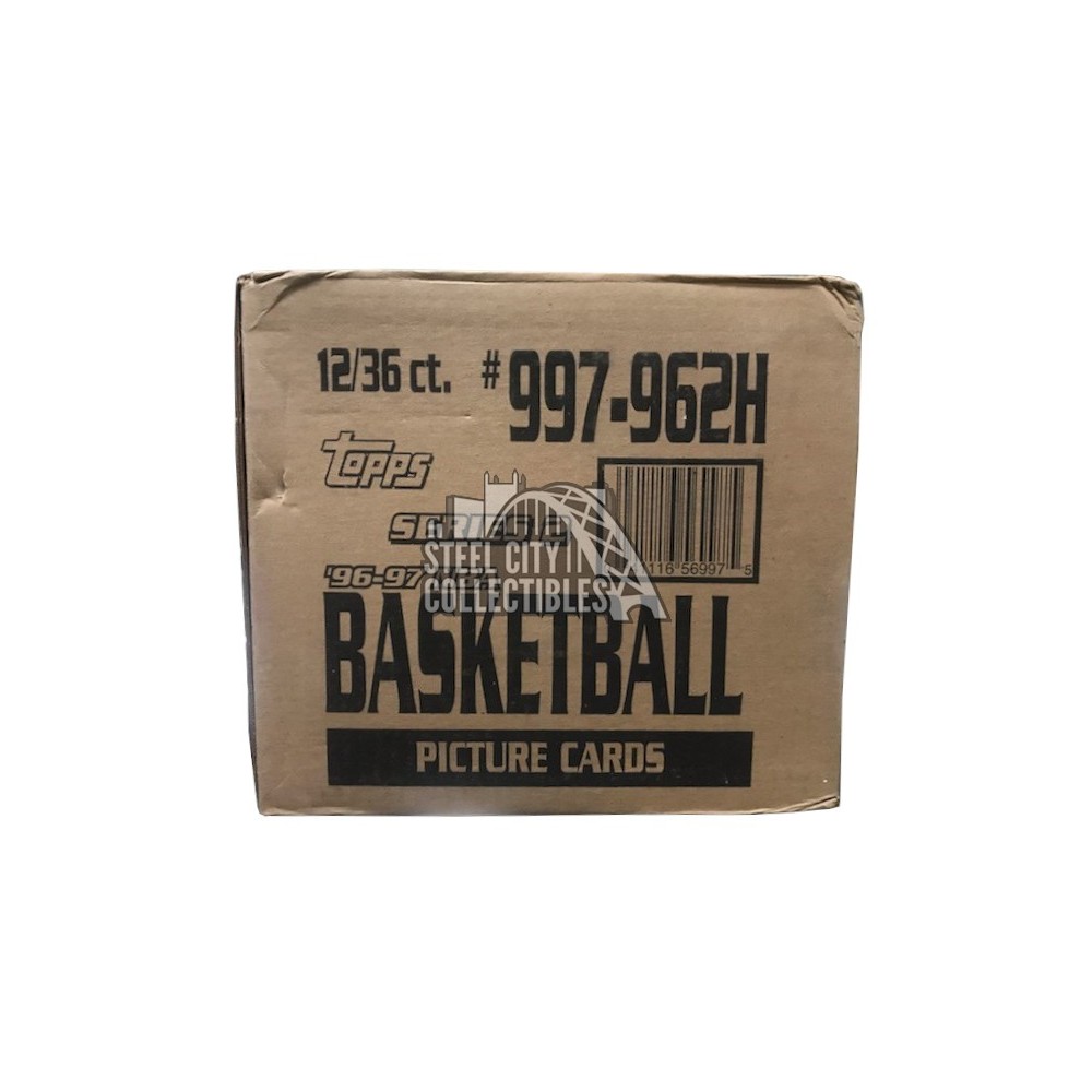 1996-97 Topps Series 2 Basketball Hobby 12 Box Case | Steel City ...