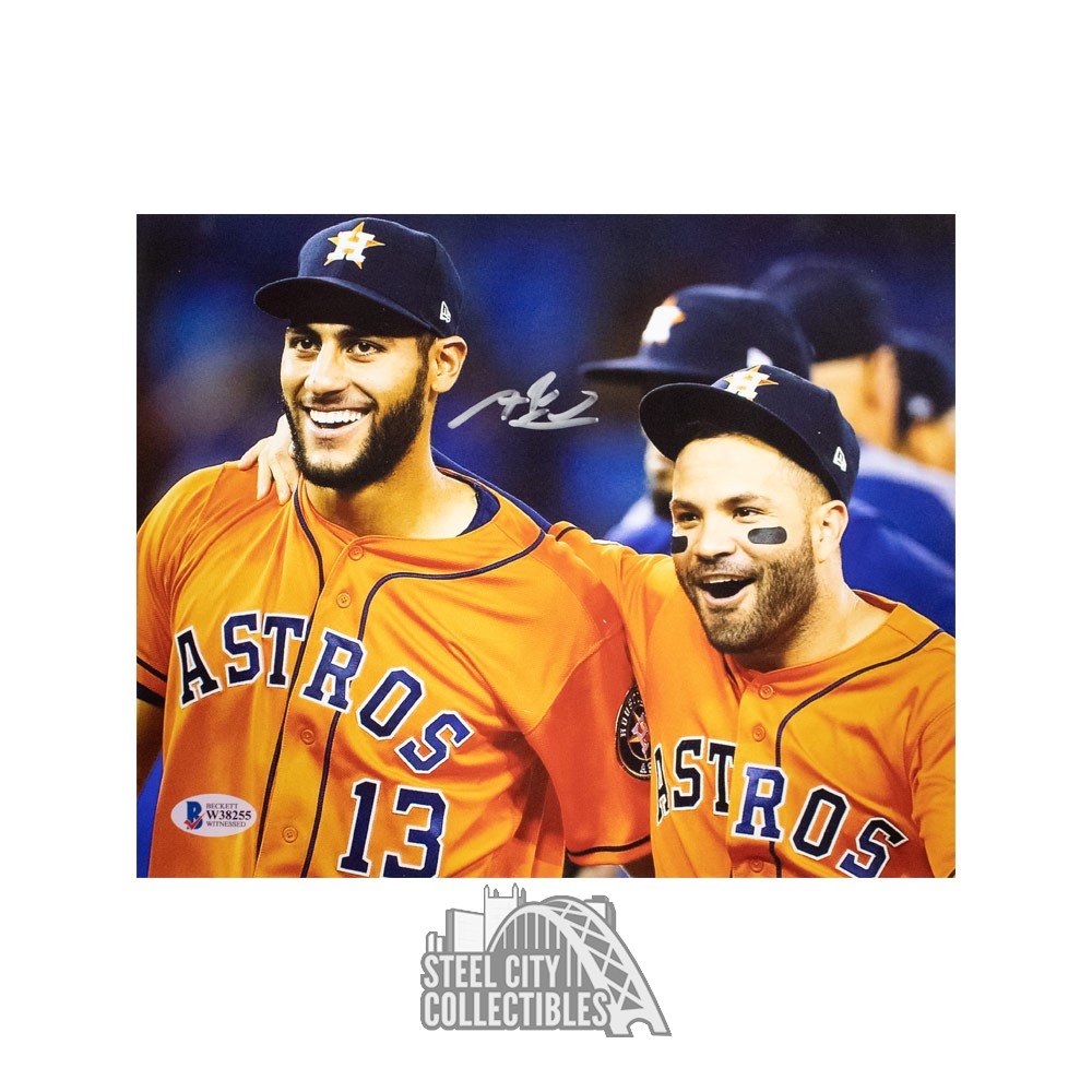 Abraham Toro Autographed Houston Astros 8x10 Photo - BAS | Steel City ...
