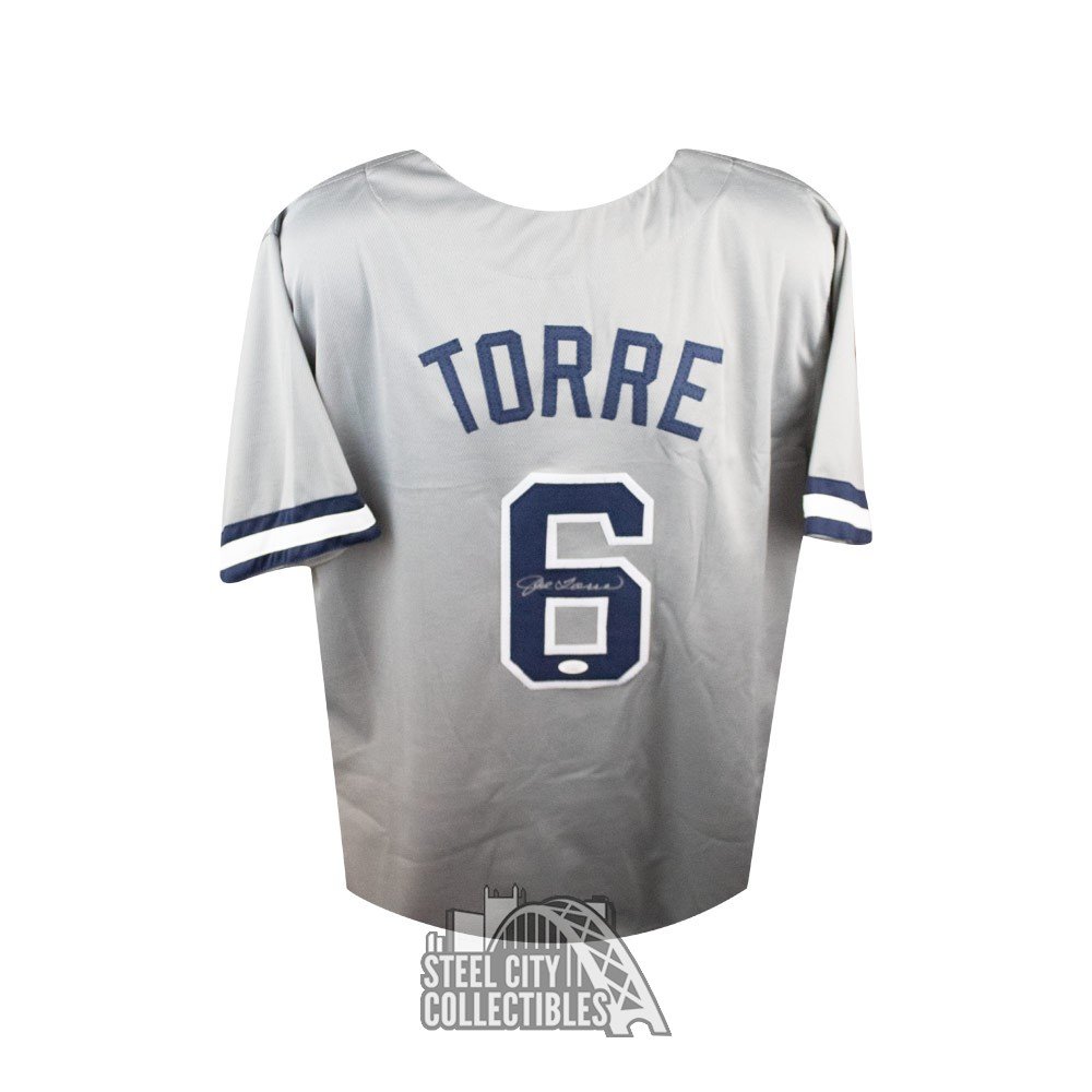Joe Torre Autographed New York Custom Baseball Jersey - JSA COA | Steel City Collectibles