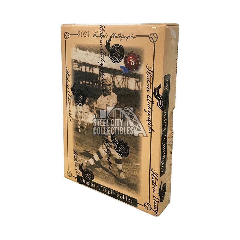 2021 Historic Autographs Originals, Triple Folders Box | Steel City ...
