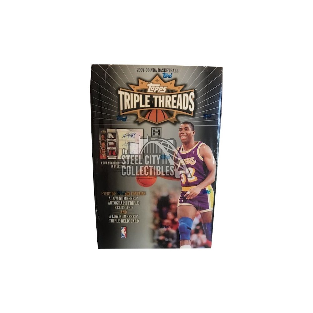 2007-08 Topps Triple Threads Basketball Hobby Box | Steel City Collectibles