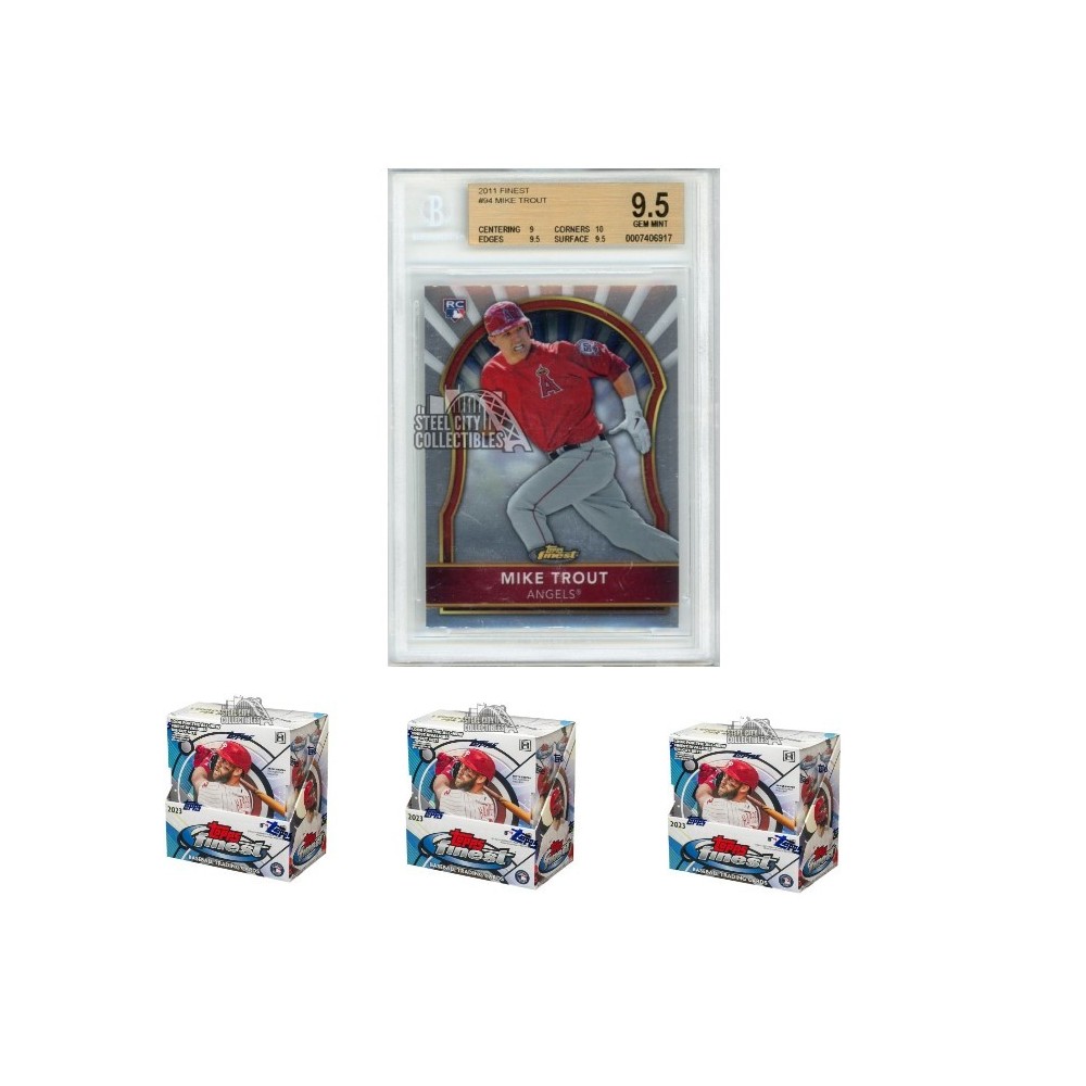 2023 Topps Finest Baseball Hobby 3-Box Random Division Group Break ...