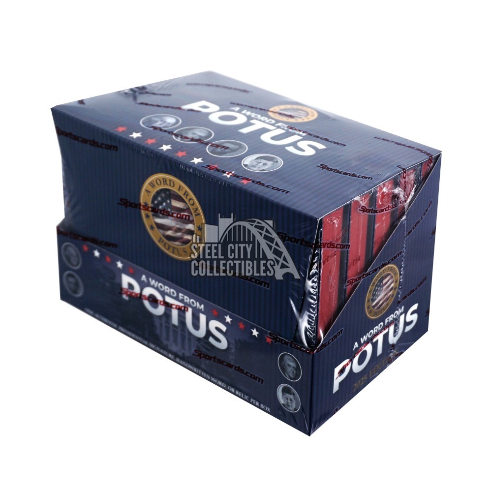2025 POTUS A Word From The President Hobby 10-Box Case | Steel City ...