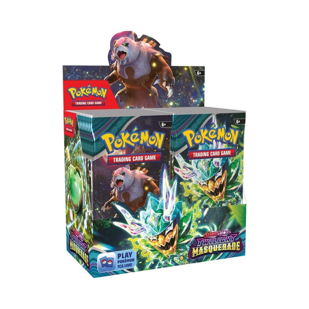 Pokemon Scarlet & Violet Twilight Masquerade Booster Box | Steel City ...