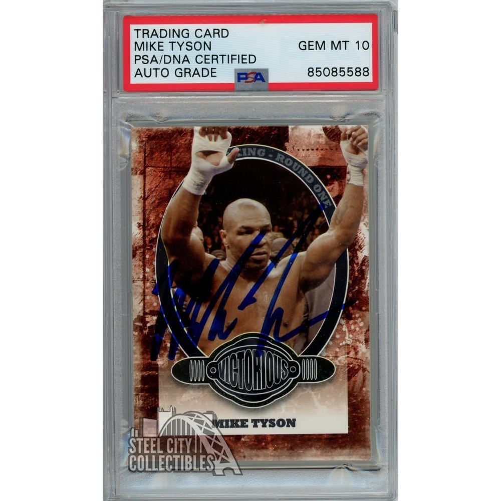 Mike Tyson 2010 Sportkings Ringside Victorious Black Autograph Card #83 ...
