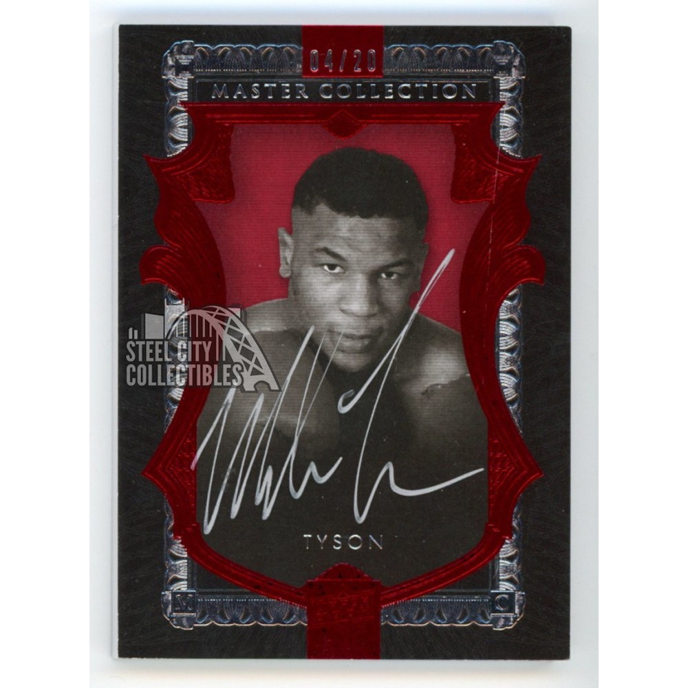 Mike Tyson 2015 Upper Deck Master Collection Autograph Card #MC-MT 04/ ...