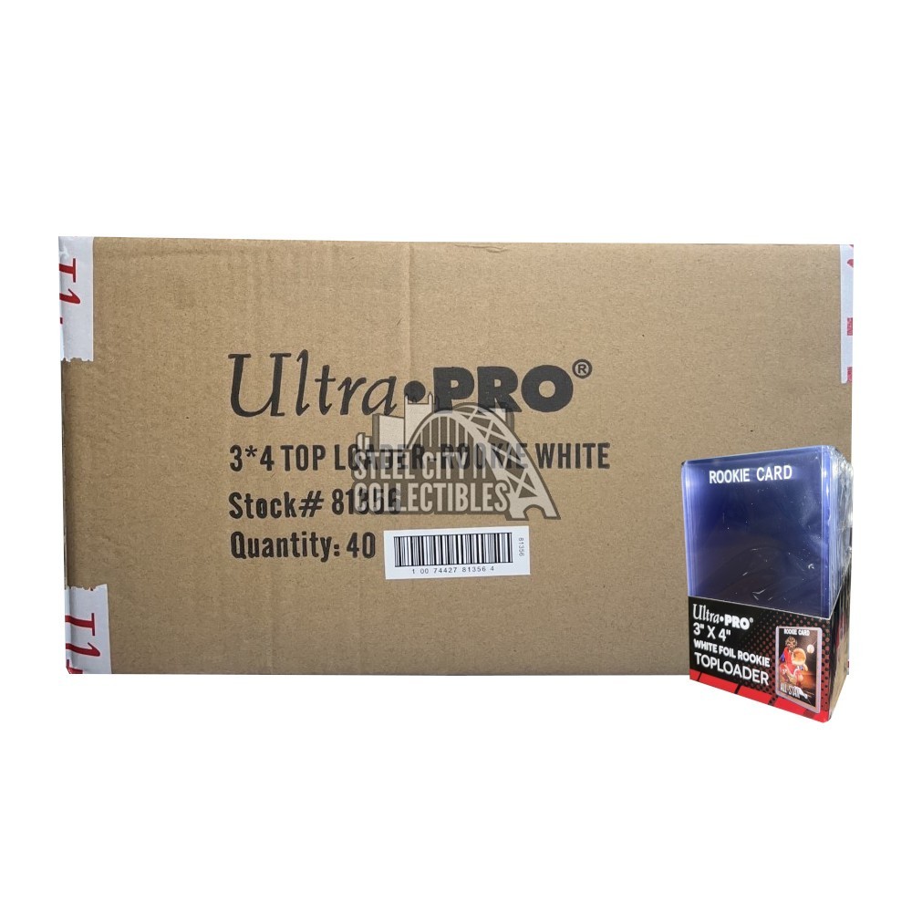 3x4 Ultra Pro Rookie Toploaders 40-Pack Case | Steel City Collectibles