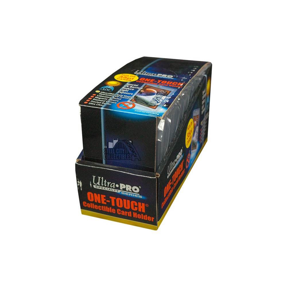 Ultra Pro 35pt One Touch Magnetic Card Holder Box Of 25 Steel City ultra-pro-35pt-one-touch-magnetic-card-holder-box-of-25-steel-city