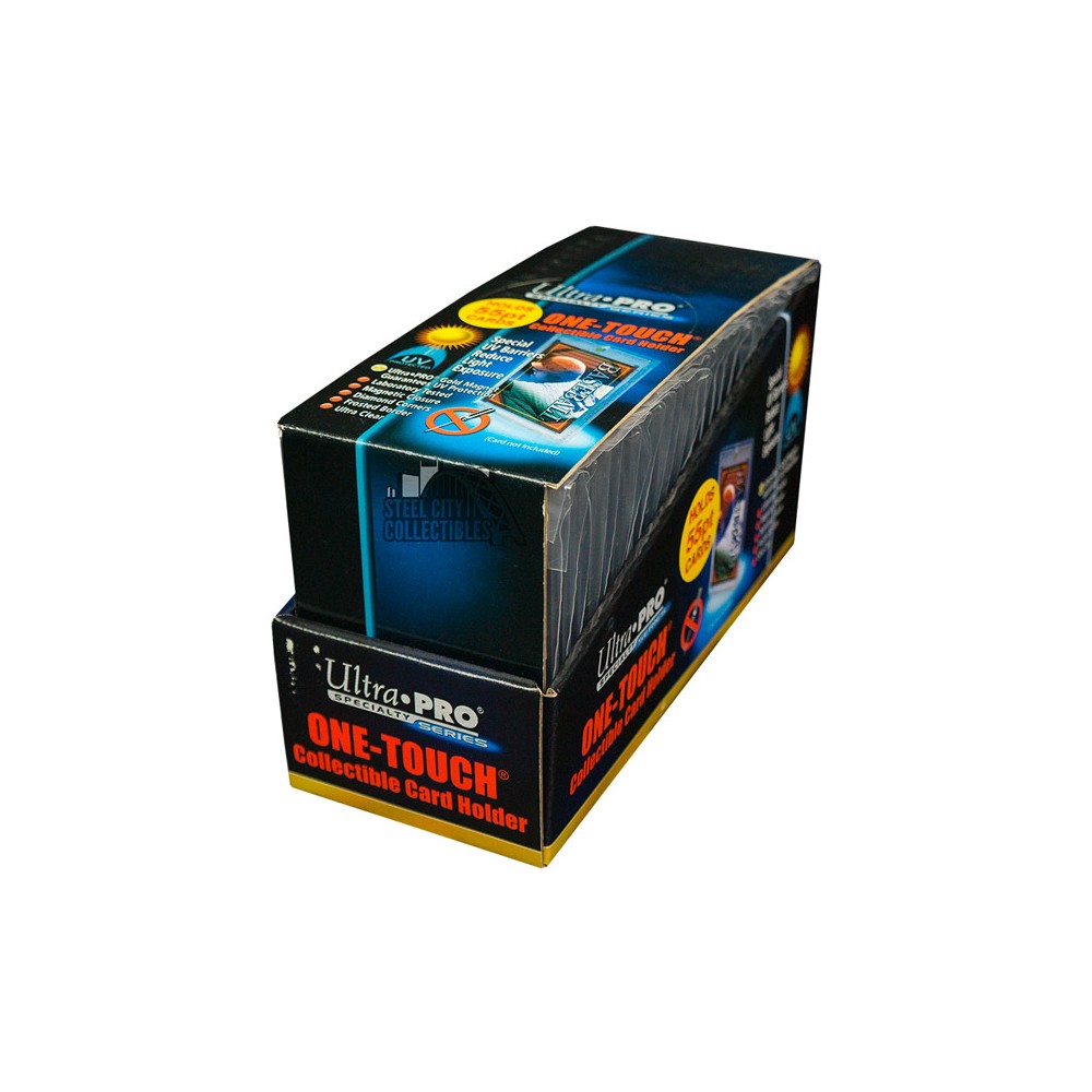 Ultra Pro 55pt One Touch Magnetic Card Holder Box Of 25 Steel City ultra-pro-55pt-one-touch-magnetic-card-holder-box-of-25-steel-city