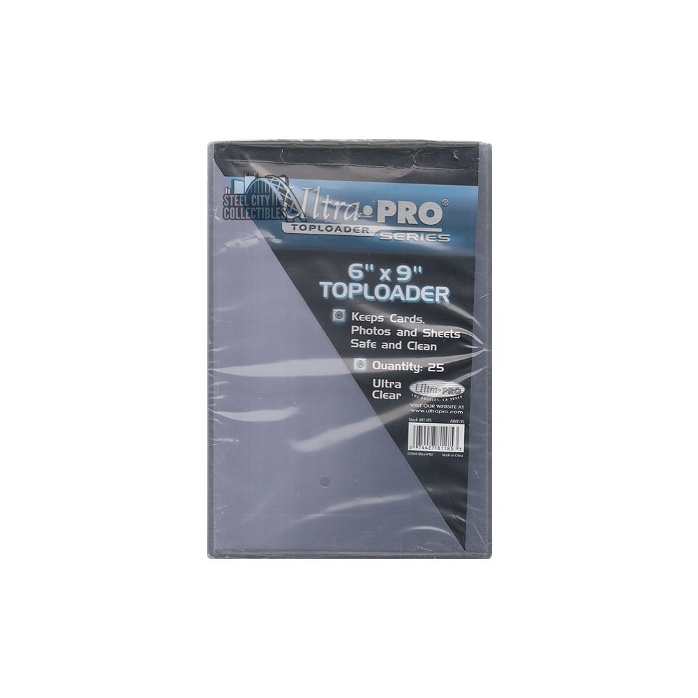 6x9 Ultra Pro Photo Toploaders Pack of 25 | Steel City Collectibles