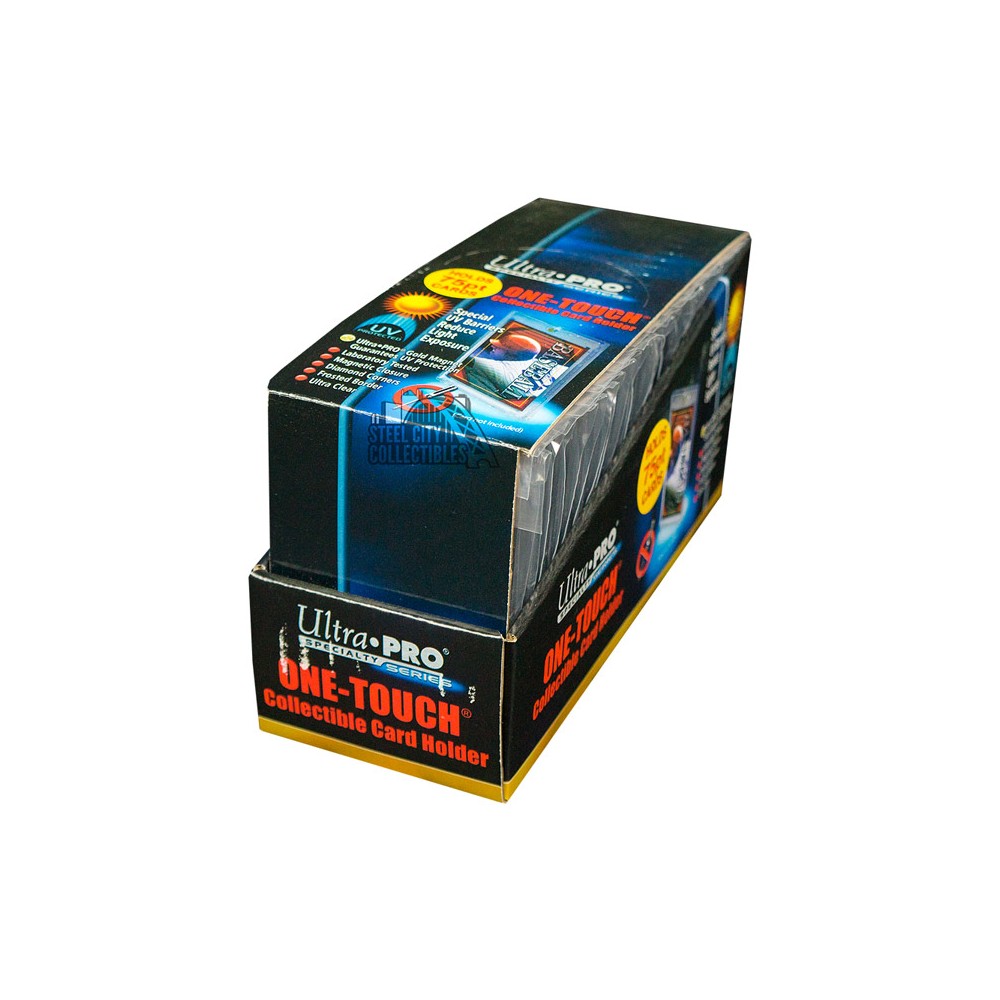 Ultra Pro 75pt One Touch Magnetic Card Holder Box of 25 | Steel City ...