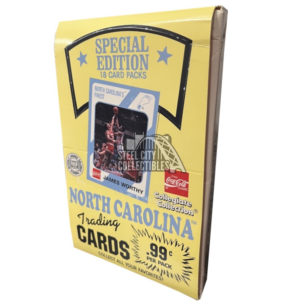 1990 North Carolina Tar Heels Collegiate Collection Wax Box | Steel ...