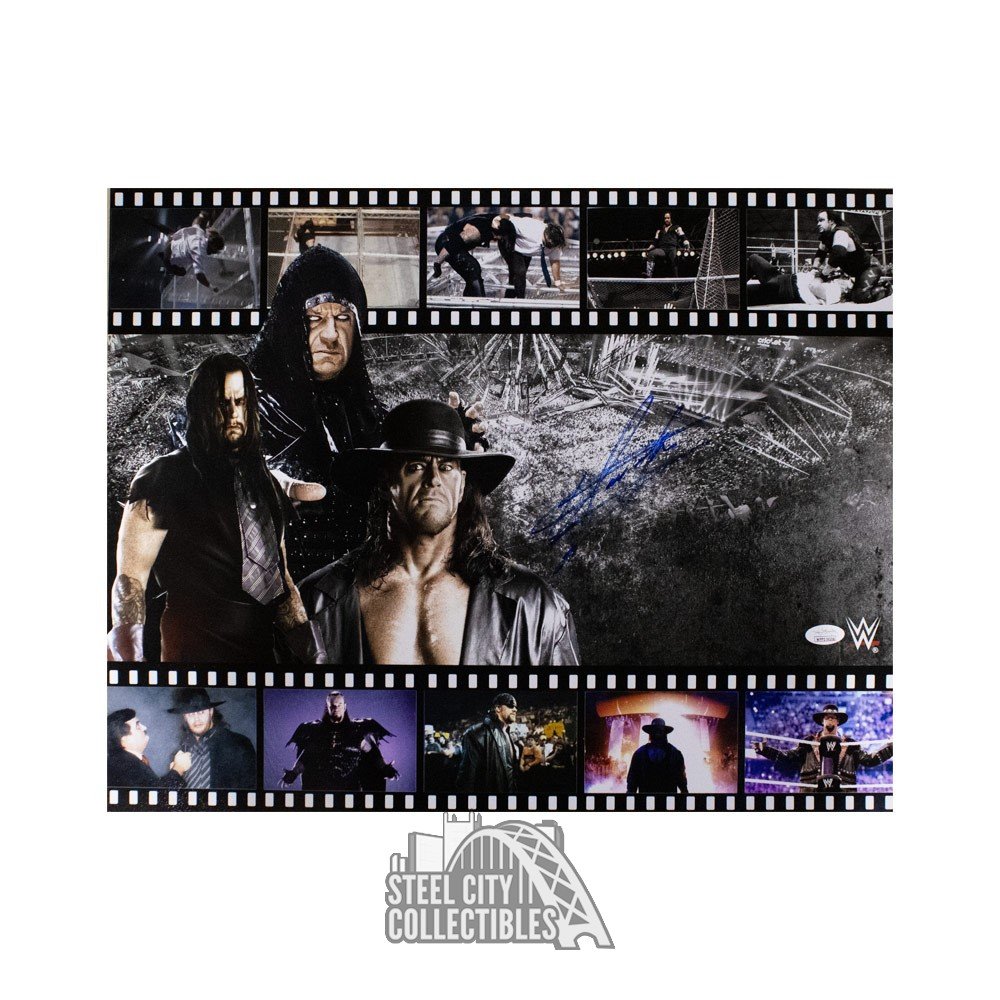 The Undertaker Autographed 16x20 Photo - JSA COA (Horizontal) | Steel ...