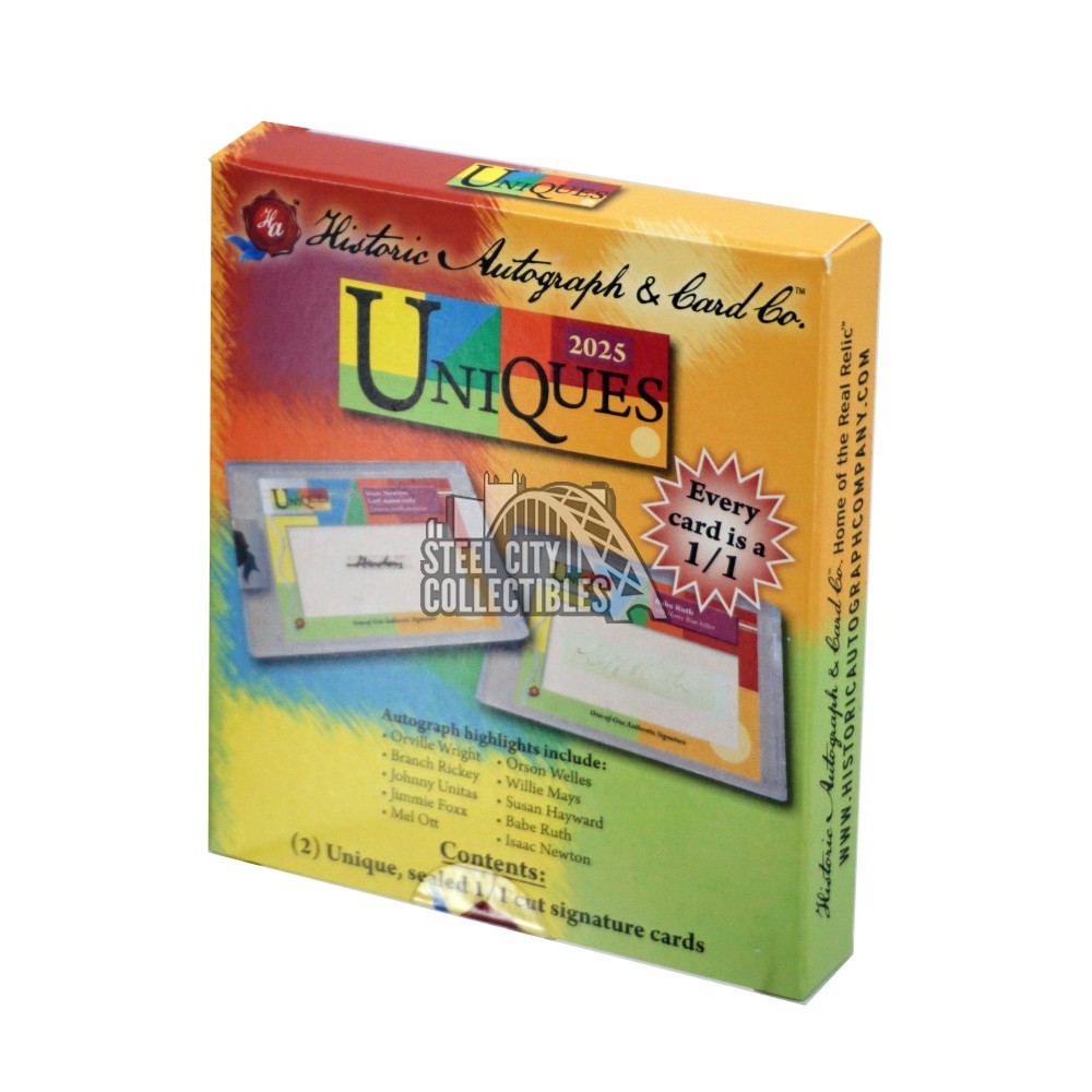 2025 Historic Autographs Uniques Hobby Box | Steel City Collectibles