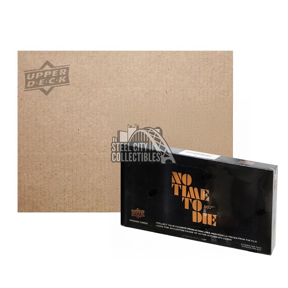 2025 Upper Deck James Bond No Time to Die Hobby 12-Box Case | Steel ...