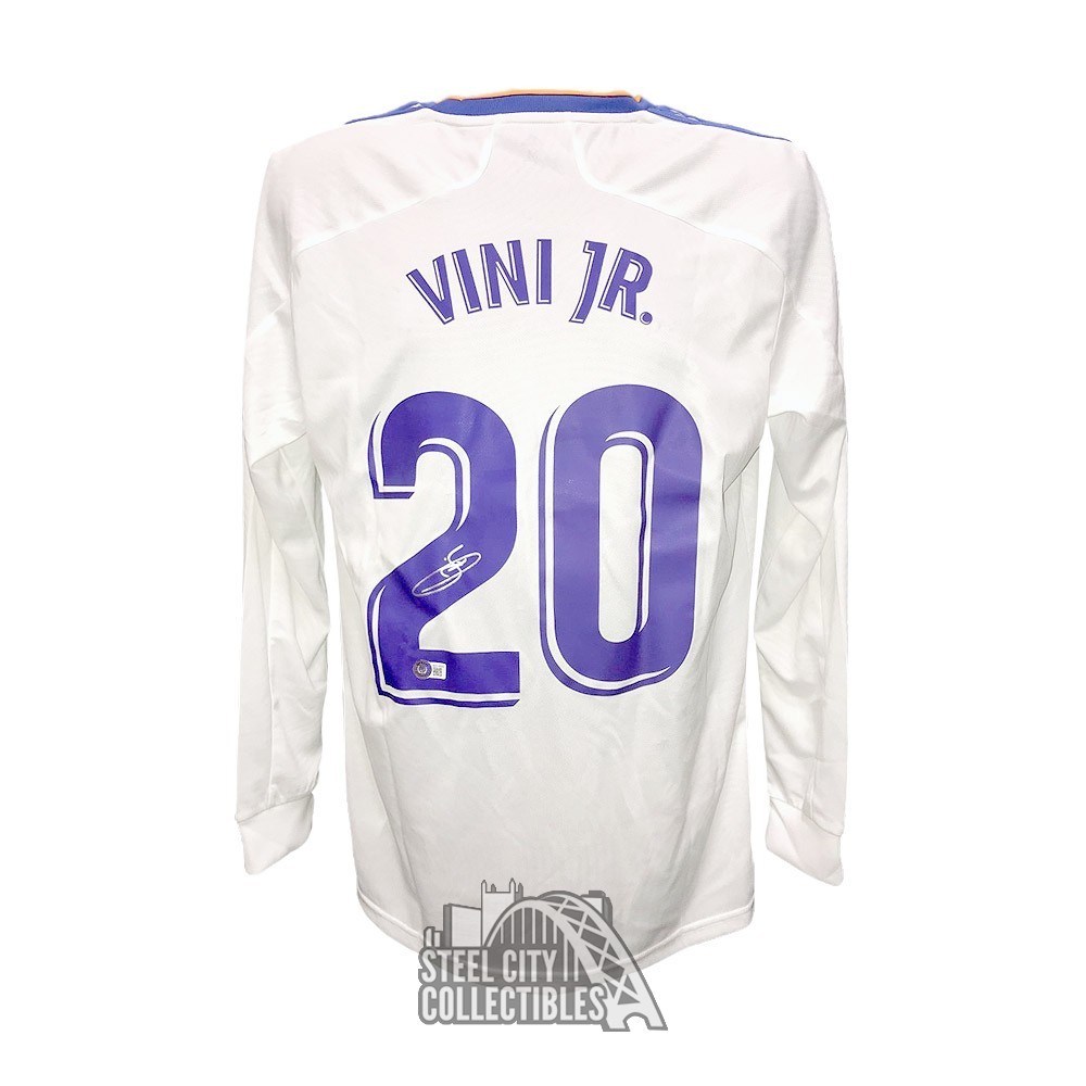 Vinicius Junior Autographed Real Madrid Adidas Soccer Jersey - BAS ...
