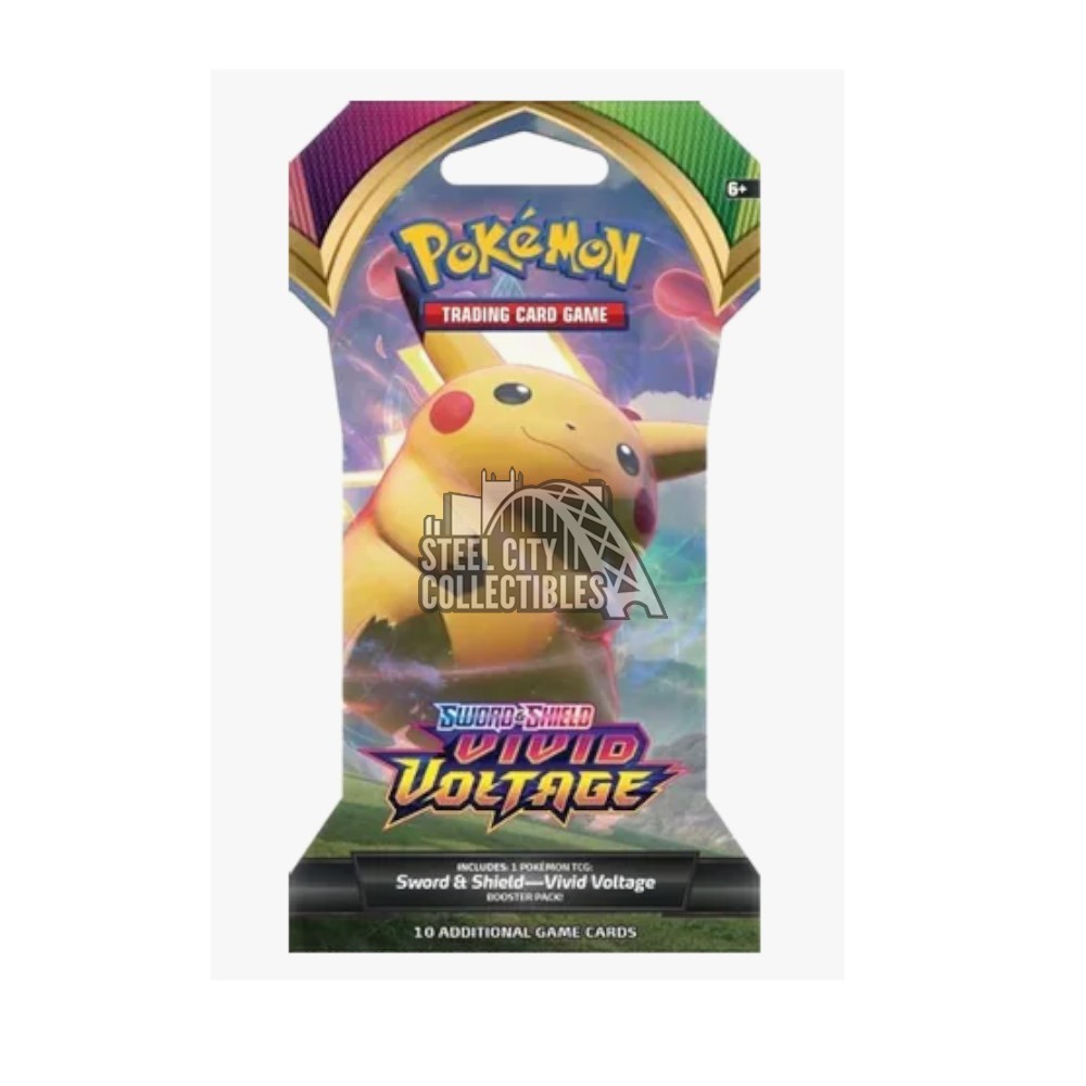 Pokemon Sword & Shield Vivid Voltage Sleeved Booster Pack | Steel City ...
