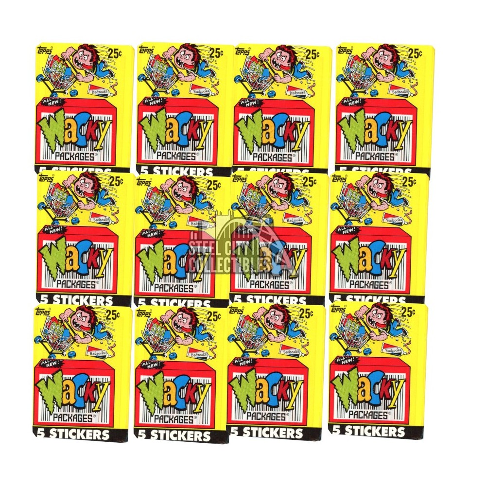 1990 Topps Wacky Packages 12-Wax Pack Lot | Steel City Collectibles