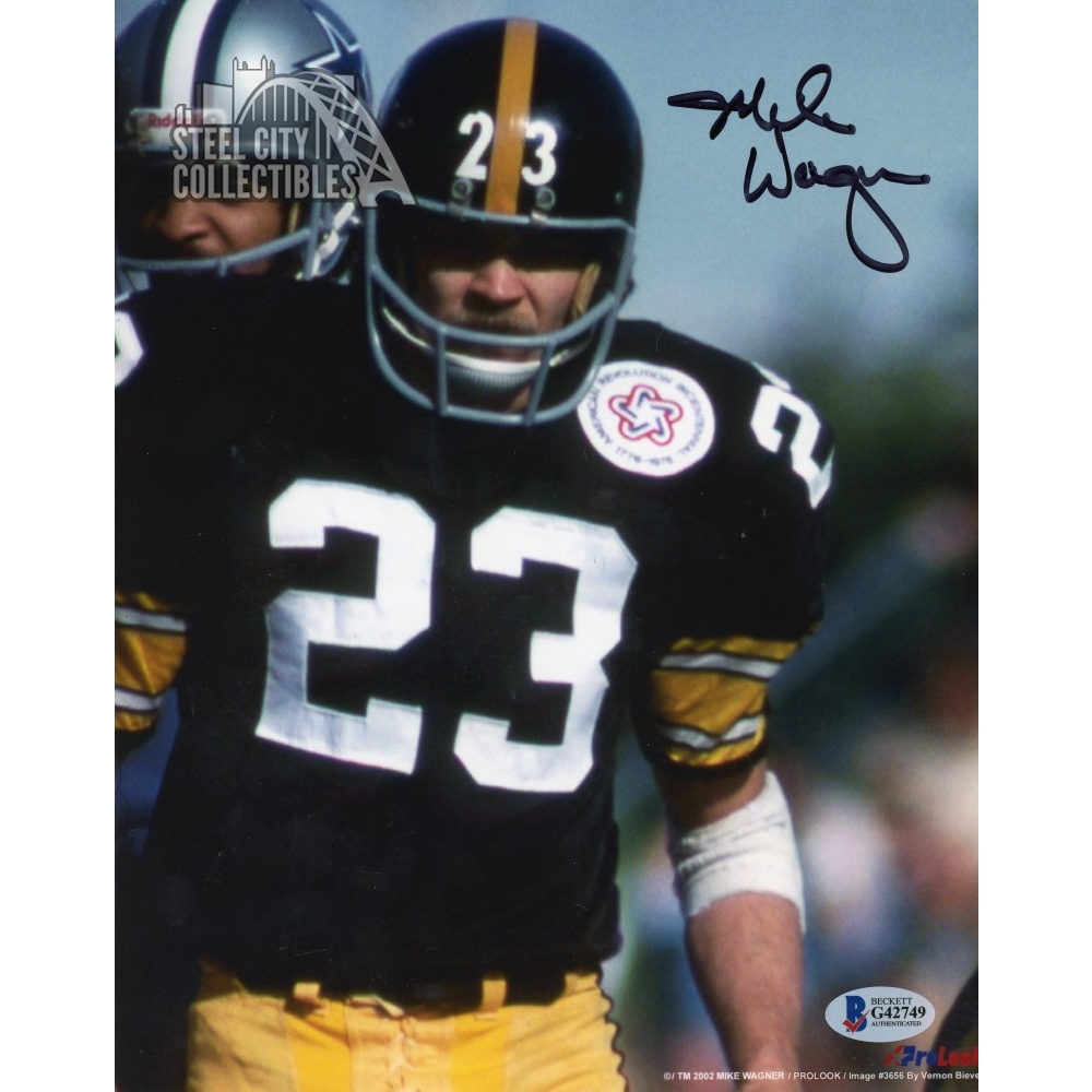 Mike Wagner Autographed Pittsburgh Steelers 8x10 Photo - BAS | Steel ...