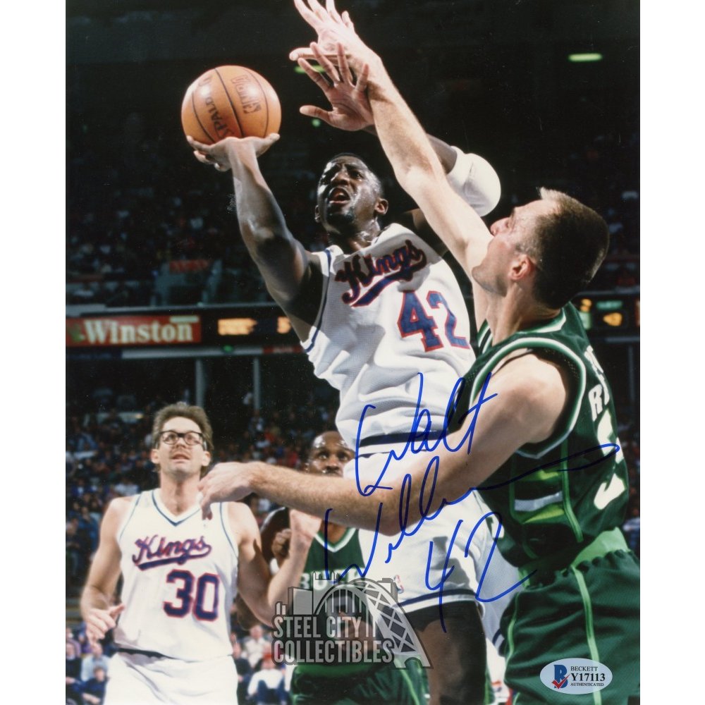 Walt Williams Autographed Sacramento Kings 8x10 Photo - BAS COA (White ...