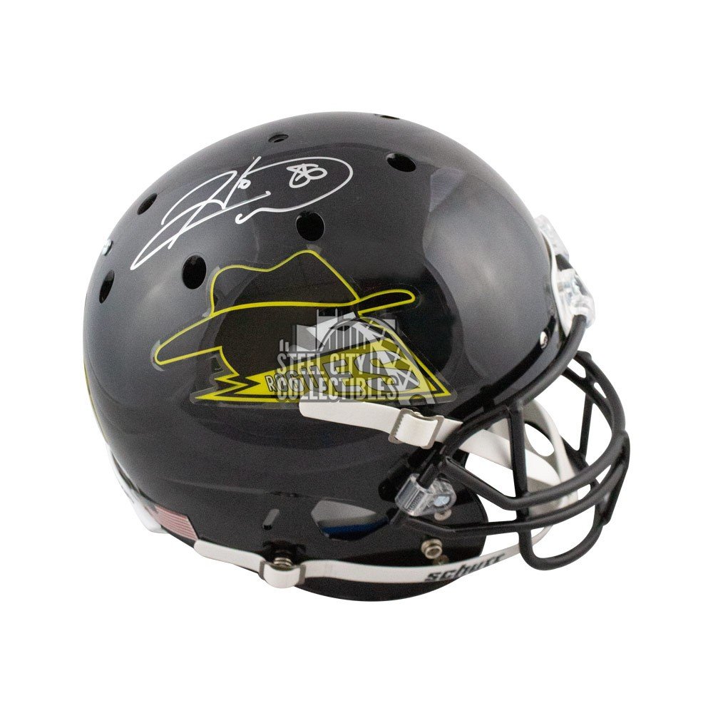 Hines Ward Autographed Batman Gotham Rogues Full-Size Football Helmet ...
