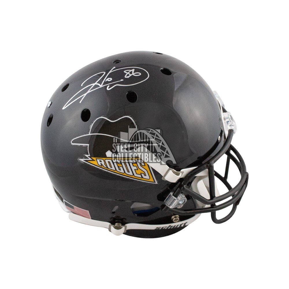 Hines Ward Autographed Batman Gotham Rogues Full-Size Football Helmet ...