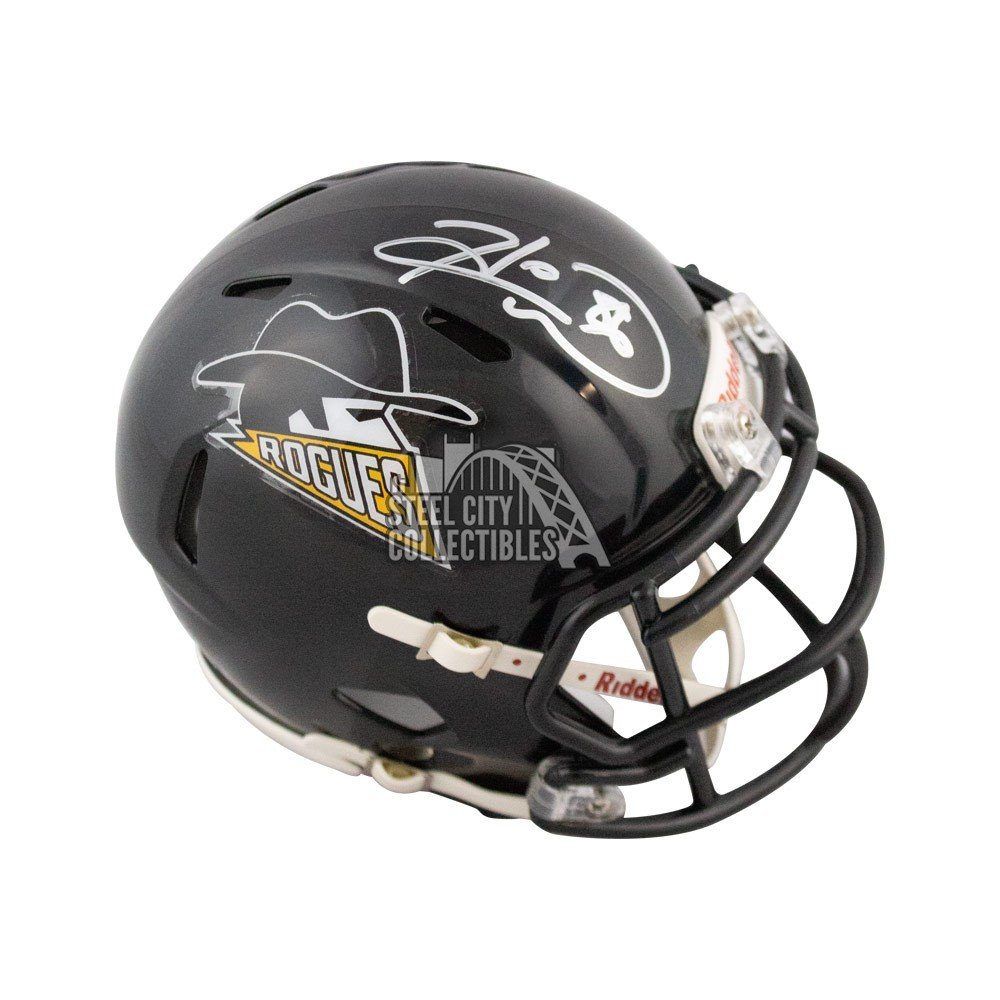 Hines Ward Autographed Batman Gotham Rouges Mini Football Helmet - BAS ...
