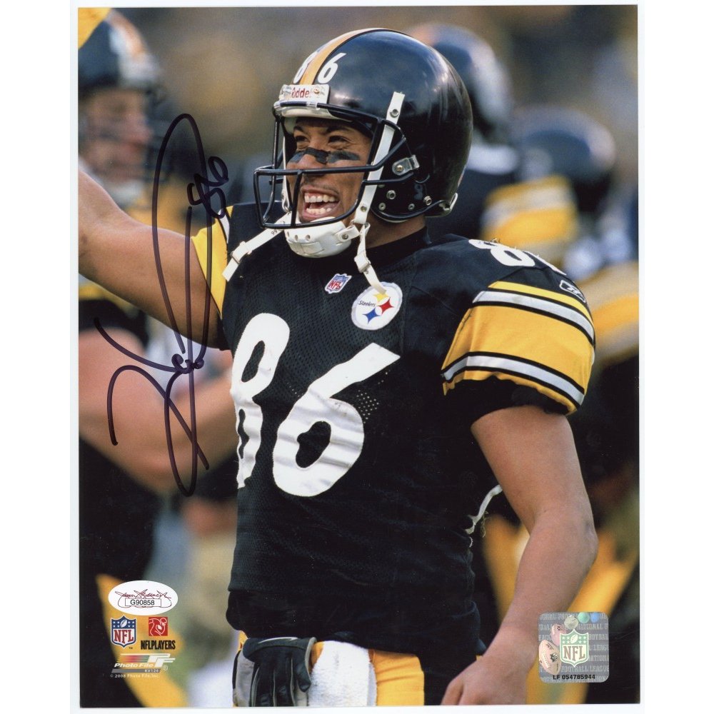 Hines Ward Autographed Pittsburgh Steelers 8x10 Photo (Smiling) - JSA ...