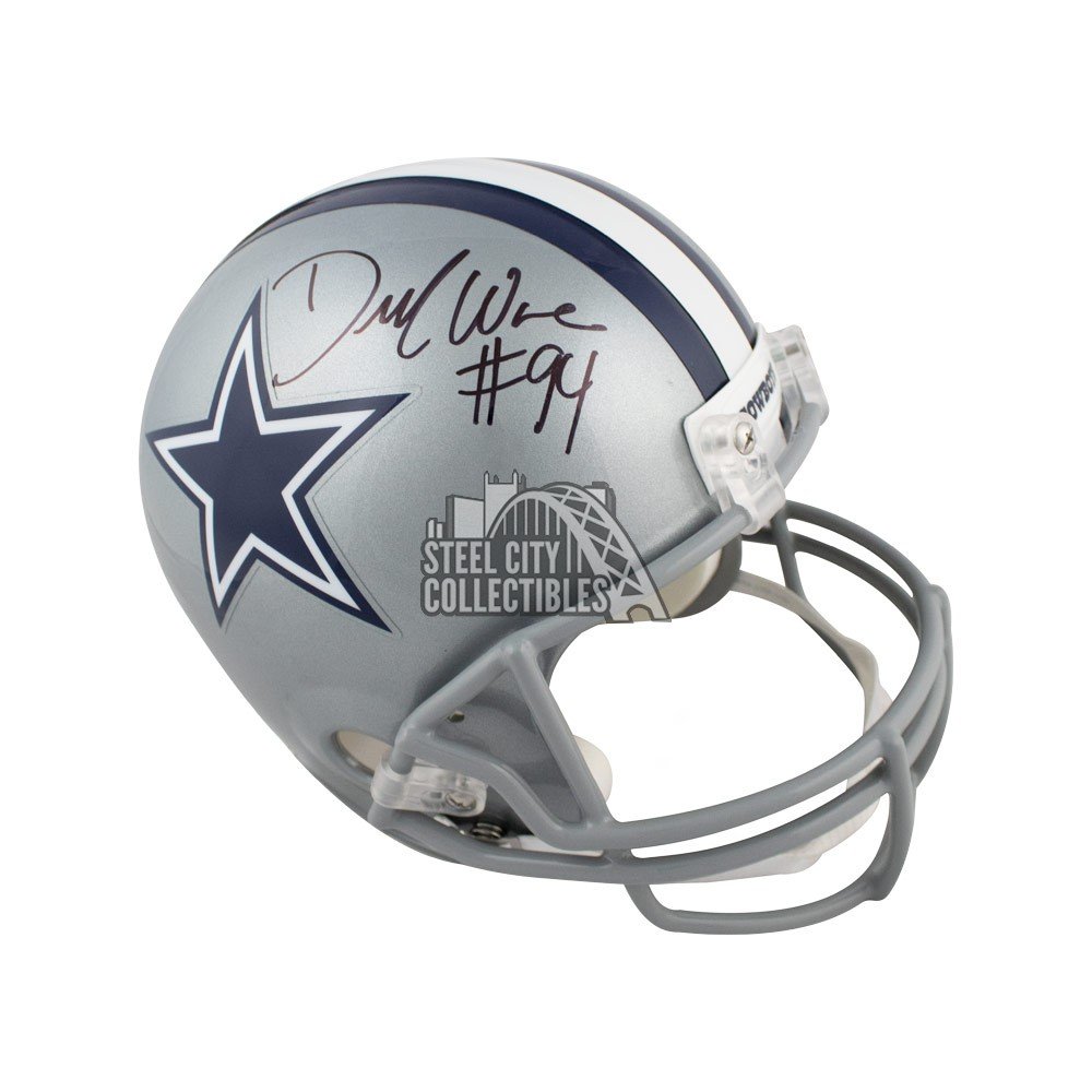 DeMarcus Ware Autographed Dallas Cowboys Full-Size Football Helmet ...