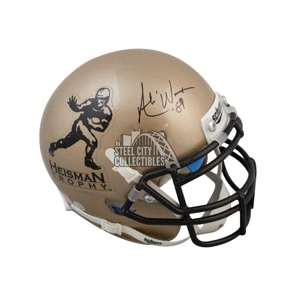 Andre Ware Autographed Heisman Trophy Mini Football Helmet - Steiner ...
