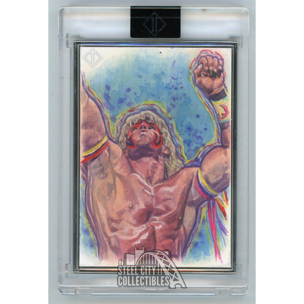 Ultimate Warrior 2020 Topps Transcendent WWE Sketch Autograph Card 1/1 ...