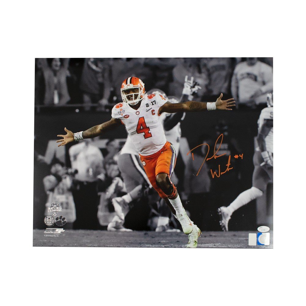 Deshaun Watson Autographed Clemson Tigers 16x20 Photo - JSA COA (C ...