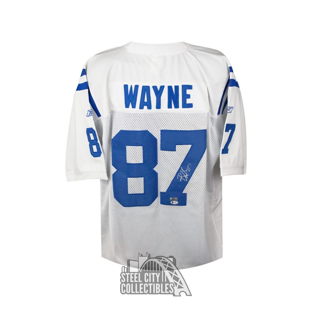 Reggie Wayne Autographed Indianapolis Colts Reebok On Field Football ...