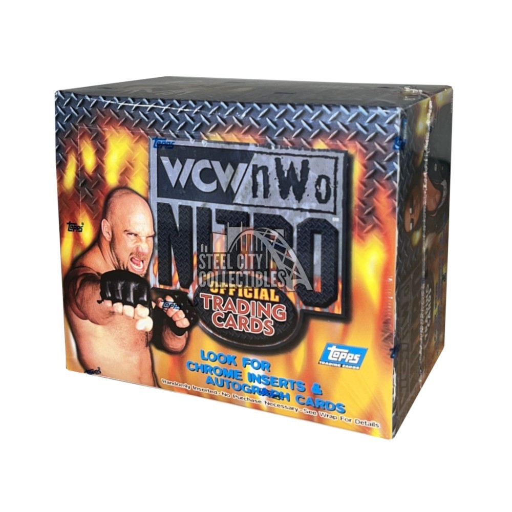 1999 Topps WCW NWO Nitro Official Trading Cards Wrestling Hobby Box ...