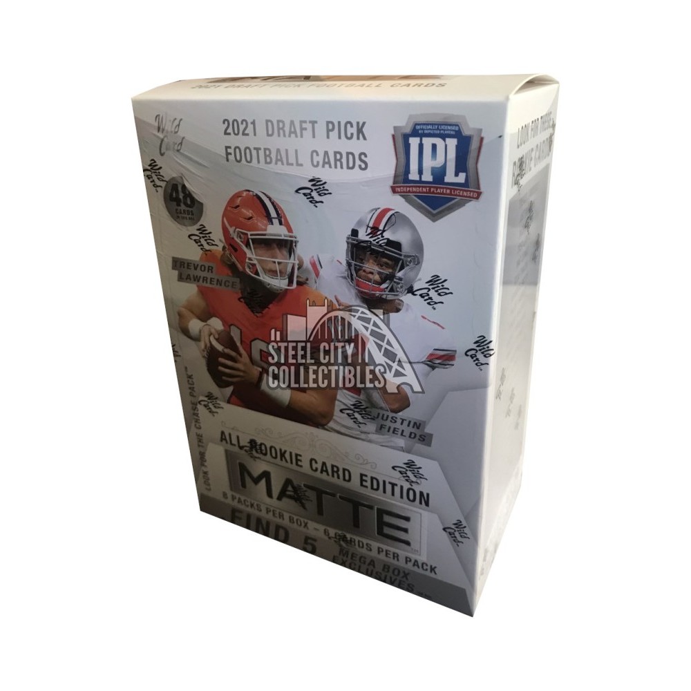2021 Wild Card Matte Football White Mega Box | Steel City Collectibles
