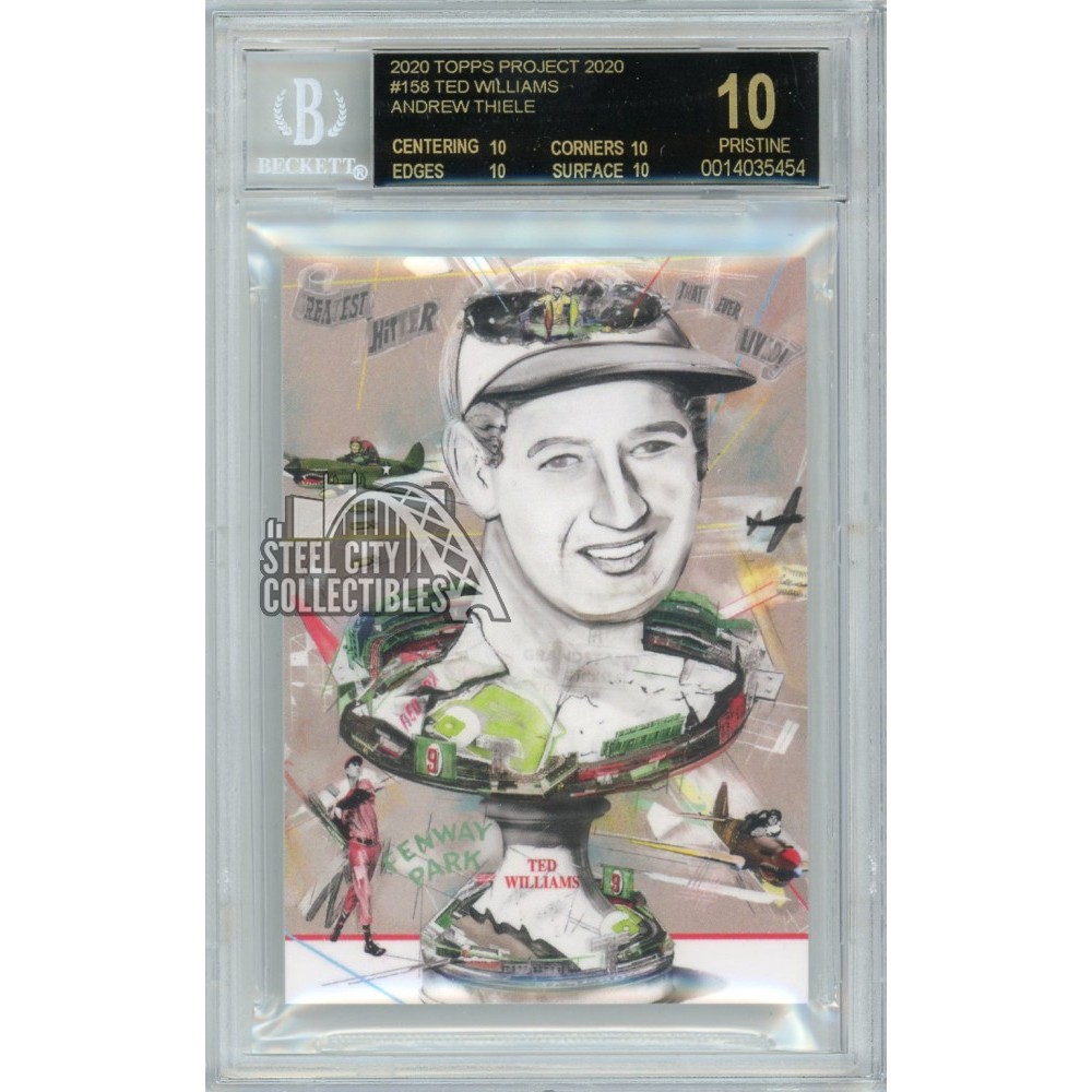Ted Williams Topps Project 2020 #158 1954 Topps by Andrew Thiele BGS 10 ...