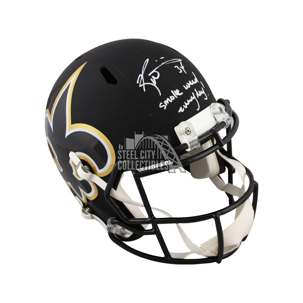 Ricky Williams Smoke Weed Everyday Autographed Saints AMP Full-Size ... Ricky Williams Smoke Weed Everyday Autographed Saints AMP Full-Size ...