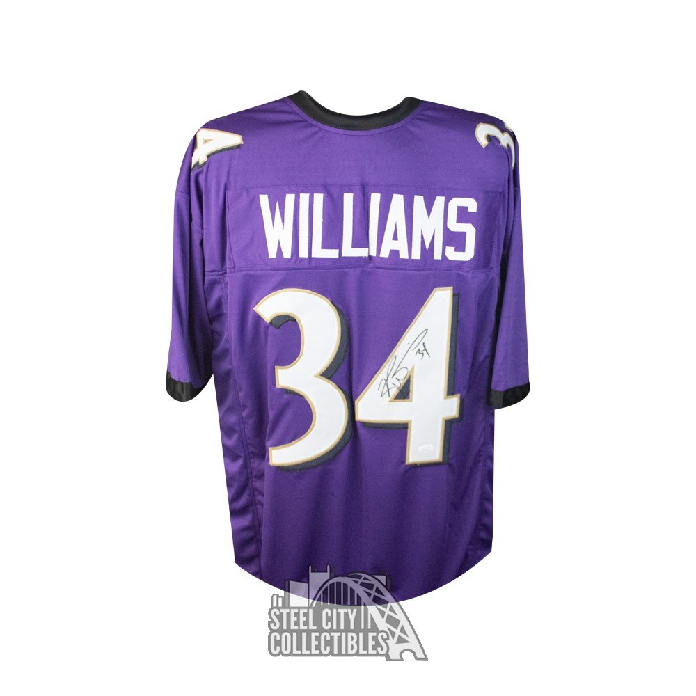 Ricky Williams Autographed Baltimore Custom Football Jersey - JSA COA ...