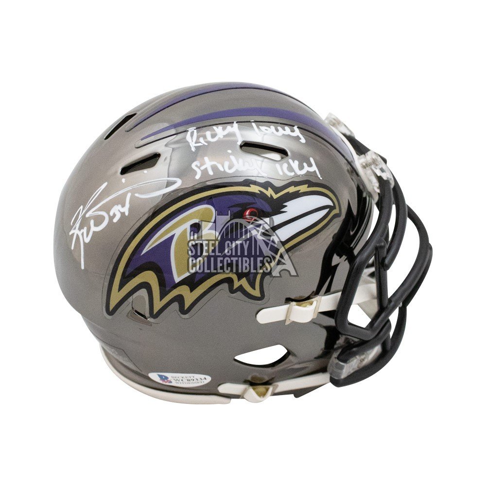 Ricky Williams Ricky Loves The Sticky Icky Autographed Ravens Chrome ...