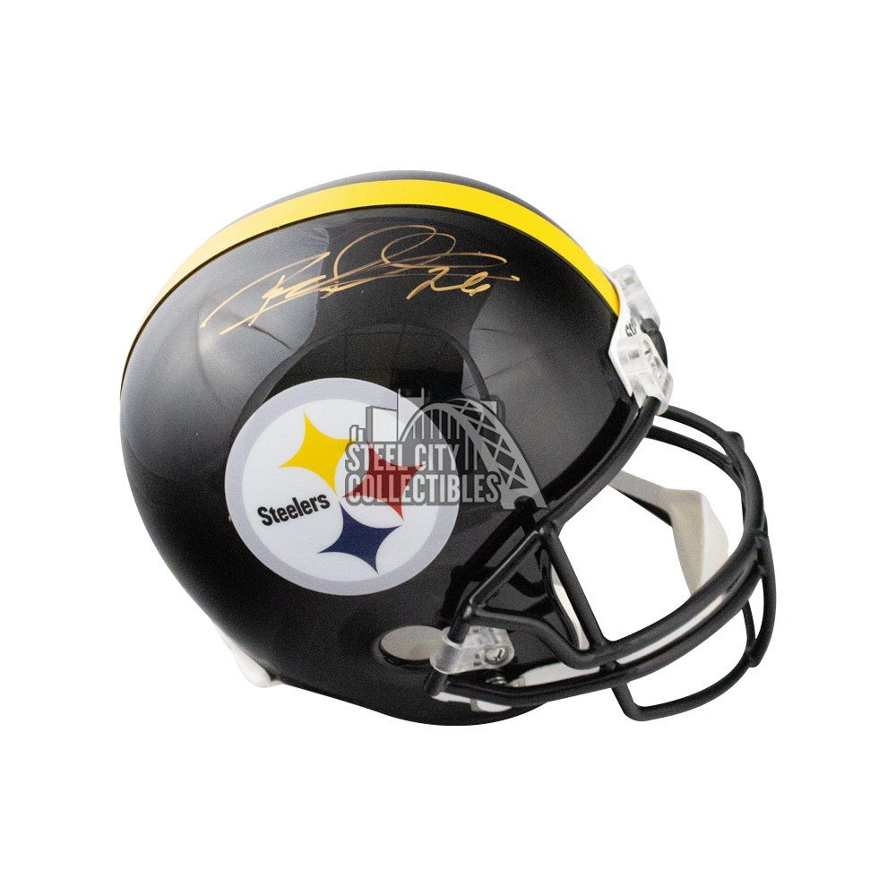 Rod Woodson Autographed Pittsburgh Steelers Full-Size Football Helmet ...