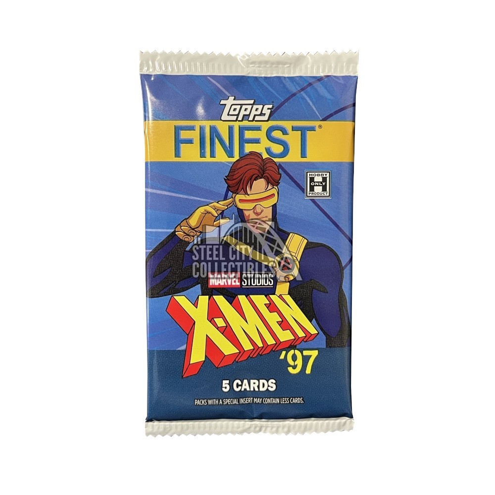 2025 Topps Finest X-Men '97 Hobby Pack | Steel City Collectibles