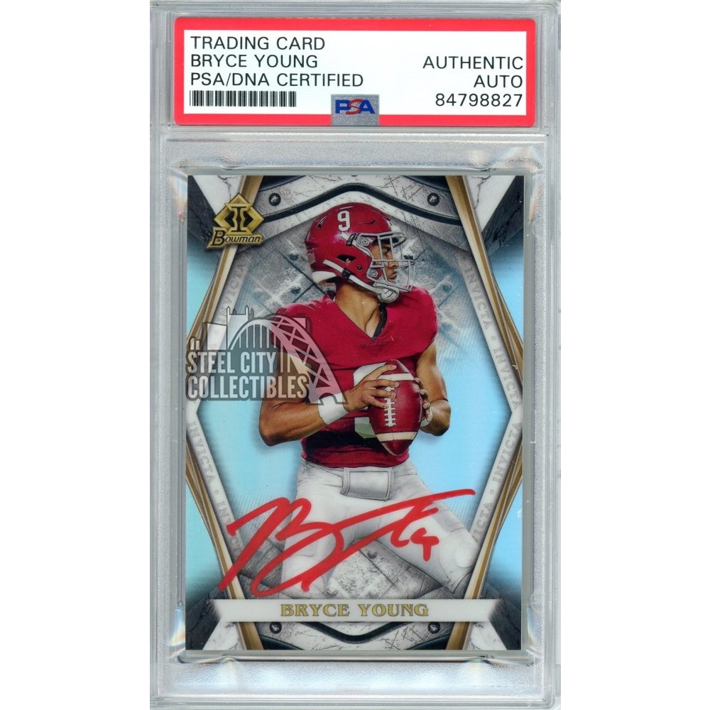 Bryce Young 2022 Bowman Invicta Autograph Rookie Card #BI-3 PSA/DNA ...