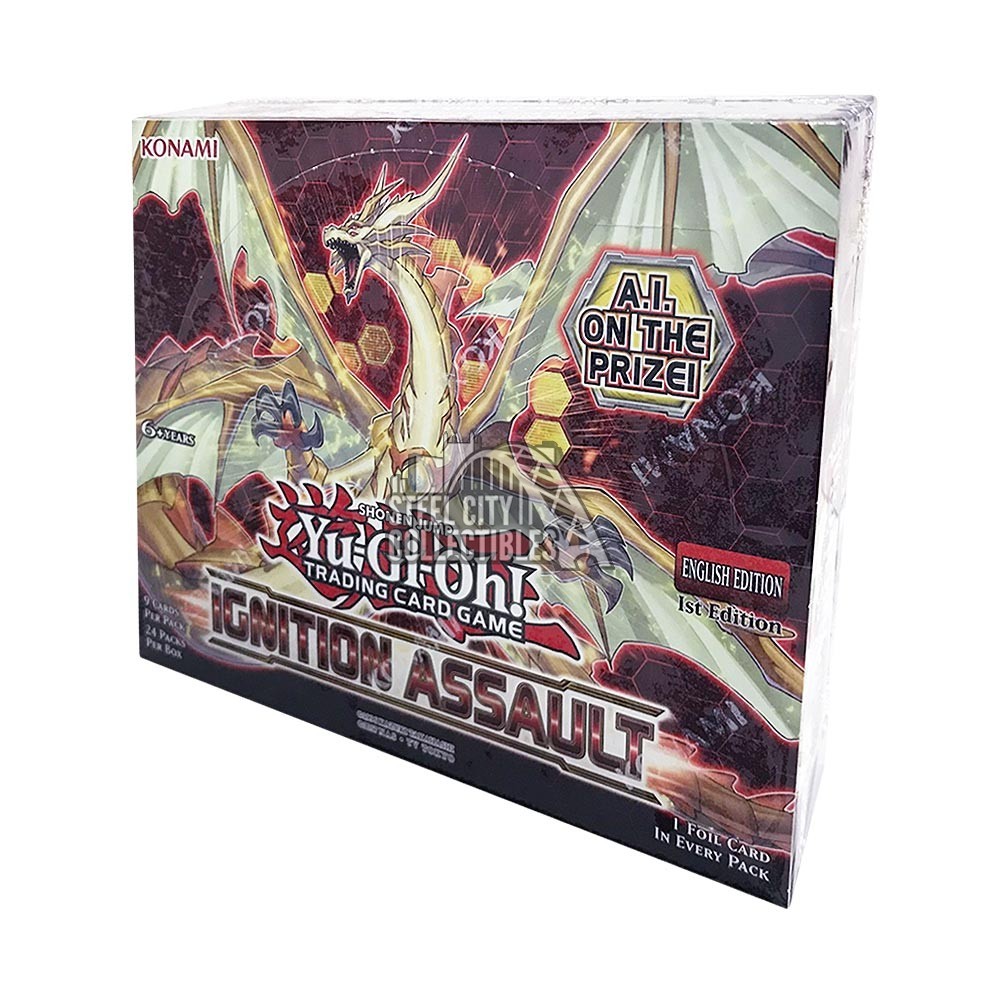 Yu-Gi-Oh! Ignition Assault 1st Edition Booster Box | Steel City Collectibles