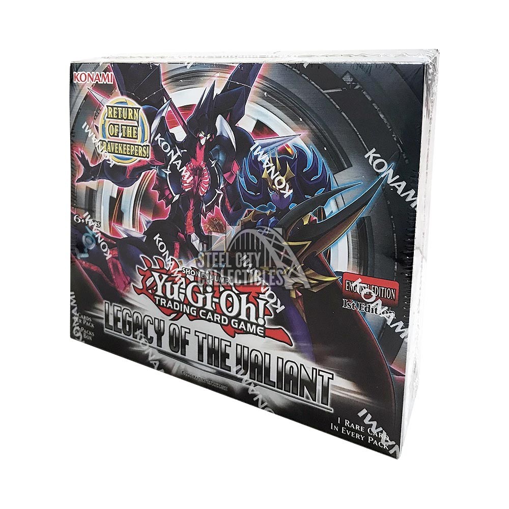 Yu-Gi-Oh! Legacy of the Valiant 1st Edition Booster Box | Steel City Collectibles