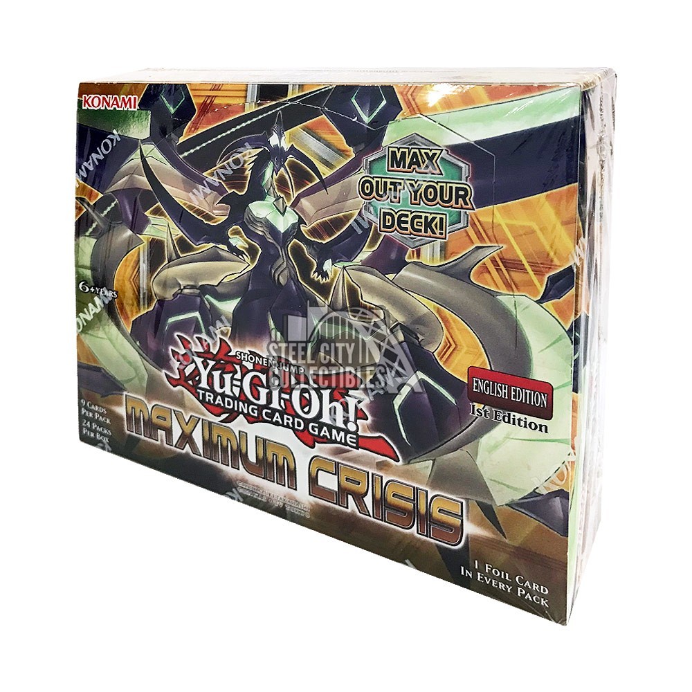 Yu-Gi-Oh! Maximum Crisis 1st Edition Booster Box | Steel City Collectibles