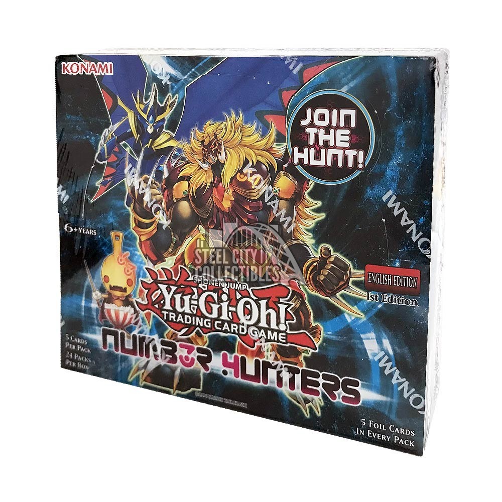Yu-Gi-Oh! Number Hunters 1st Edition Booster Box | Steel City Collectibles