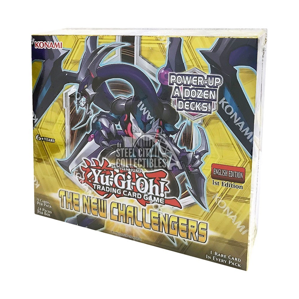 Yu-Gi-Oh! The New Challengers 1st Edition Booster Box | Steel City ...
