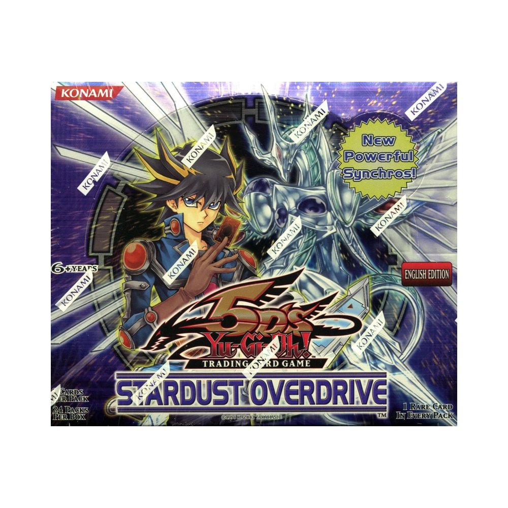 Konami Yu-Gi-Oh Stardust Overdrive Unlimited Edition Booster Box ...