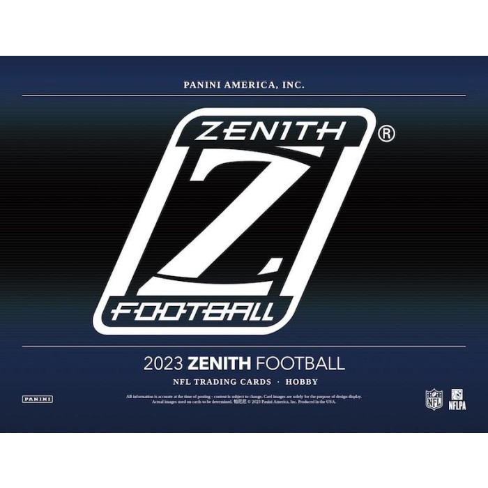 2023 Panini Zenith Football Hobby Box | Steel City Collectibles